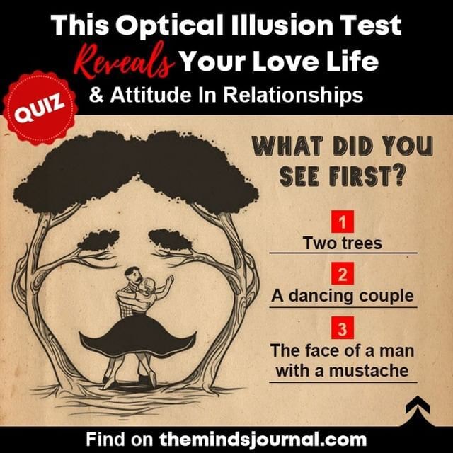 This Optical Illusion Test Your Love Life yt & Attitude In ...