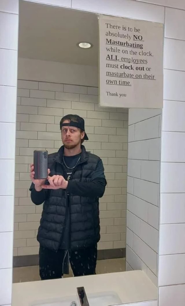 There jg to be NO Mag While on the clock. ALL employees Must clock out ...