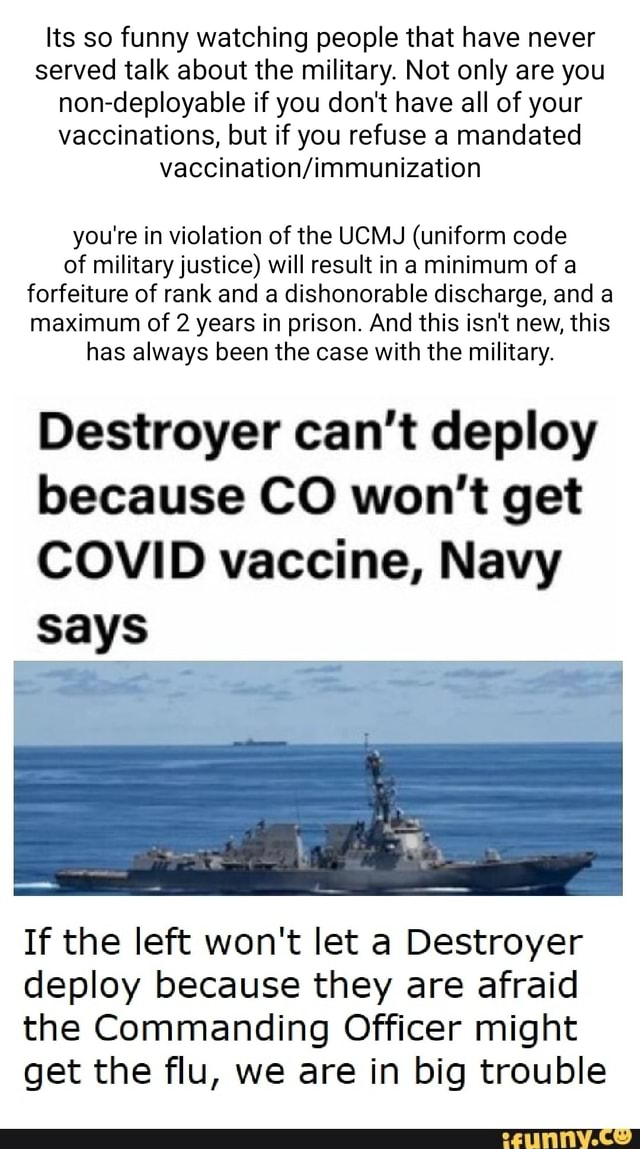 Its so funny watching people that have never served talk about the ...