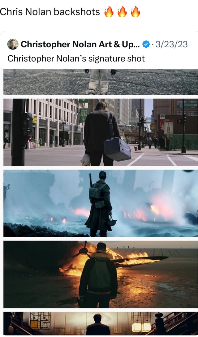 Chris Nolan backshots Christopher Nolan Art & Up... Christopher Nolan's ...