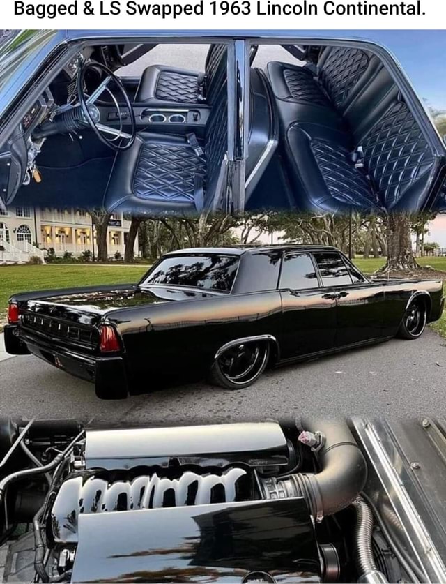 Bagged LS Swapped 1963 Lincoln Continental. I - America’s best pics and ...