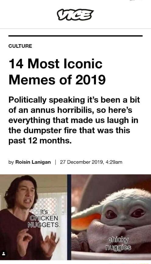 14 Most Iconic Memes of 2019 Politically speaking it's been a bit of an ...