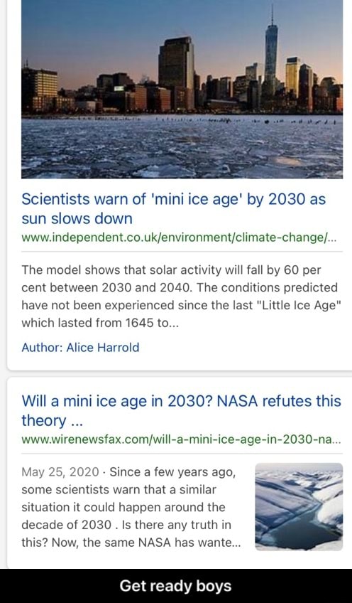 Scientists warn of 'mini ice age' by 2030 as sun slows down The model ...