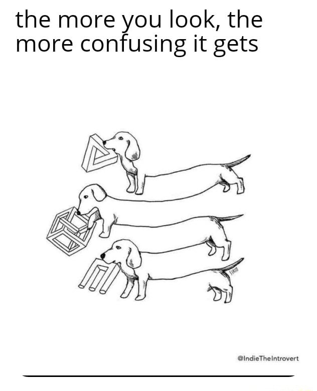 The more you look, the more confusing it gets - iFunny