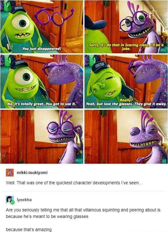 Totally great. You got to use it." I Yeah, but lose the glasses. They ...