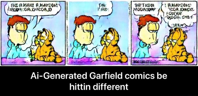 Ai-Generated Garfield comics be hittin different - Ai-Generated ...