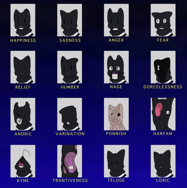 HAPPINESS SADNESS ANGER FEAR RELIEF HUMBER NAGE DORCELESSNESS ANDRIC ...