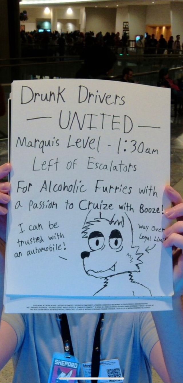 Drunk Marquis LeveI Left of Escalatops For Alcoholic Furries with ...