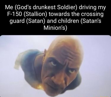 Me (God's drunkest Soldier) driving my F-150 (Stallion) towards the ...