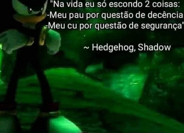Na Vida Eu Só Escondo 2 Coisas Meu Pau Por Questão De Decência Meu