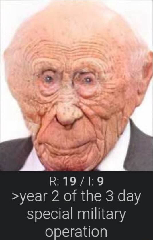 >year 2 of the 3 day special military operation - iFunny