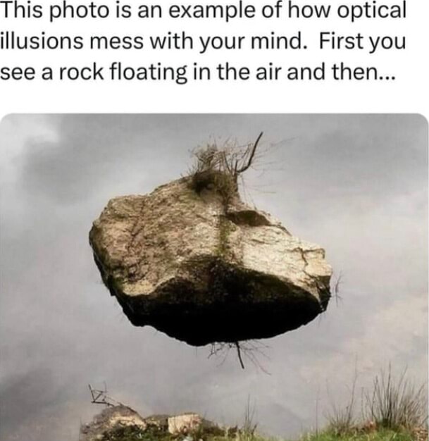 This photo is an example of how optical illusions mess with your mind ...