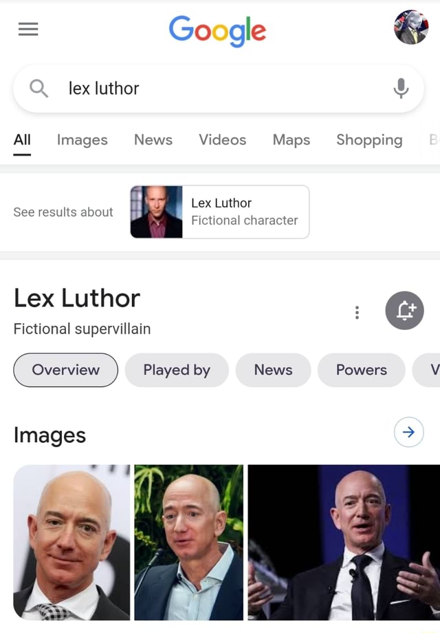 Google lex luther All Images News Videos Maps Shopping Lex Luthor See ...