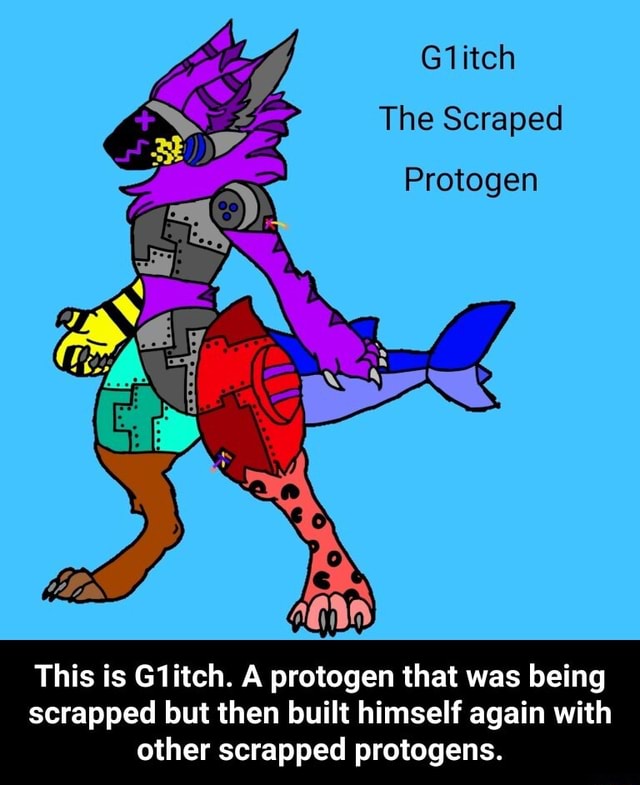 Glitch The Scraped Protogen This is Glitch. A protogen that was being ...