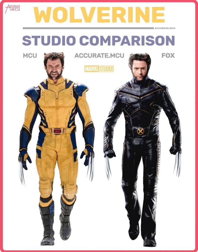 WOLVERINE STUDIO COMPARISON - iFunny