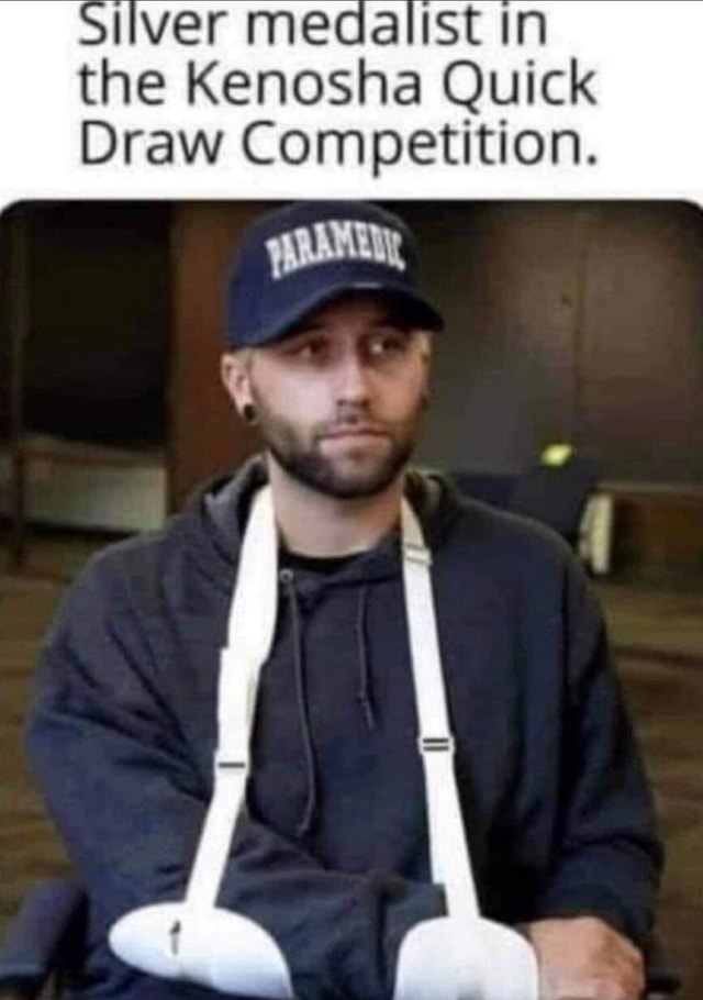 Liver medalist in the Kenosha Quick Draw Competition. - iFunny