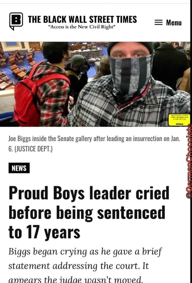 THE BLACK WALL STREET TIMES = Menu "Access is the New Civil Right" Joe ...