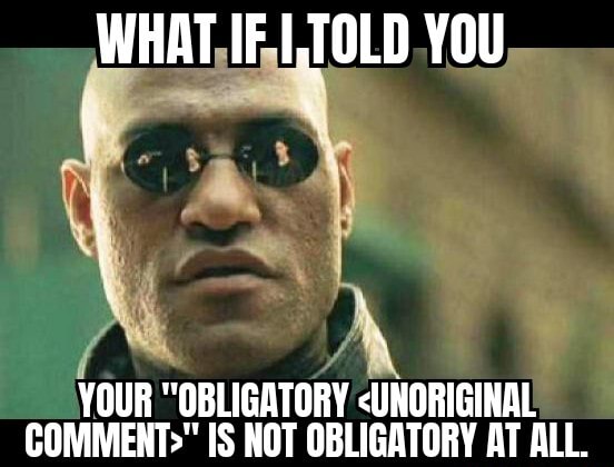 WHAT IF 1,TOLD YOU YOUR "OBLIGATORY " IS HOT OBLIGATORY AT ALL ...