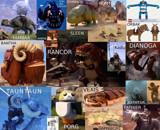 All 100% confirmed creatures for the game - KILLER SLEEN FAMBAA AWHA ...