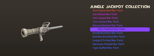 JUNGLE JACKPOT COLLECTION Park Pigmented War Paint Sax Waxed War Paint ...