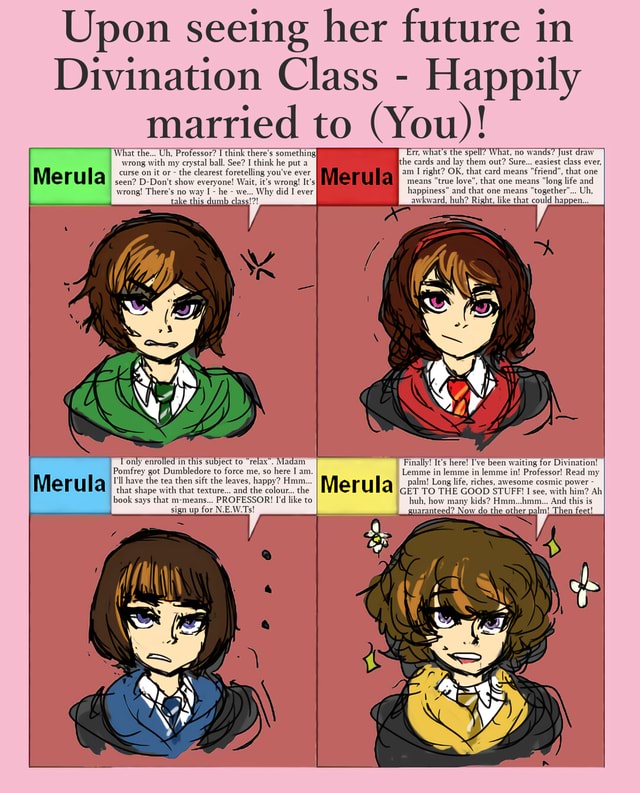 Upon seeing her future in Divination Class - Happily married to (You ...