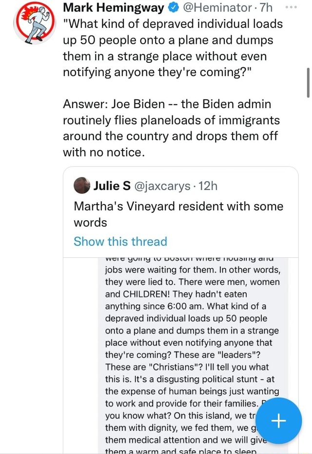 Mark Hemingway @ @Heminator I "What kind of depraved individual loads ...