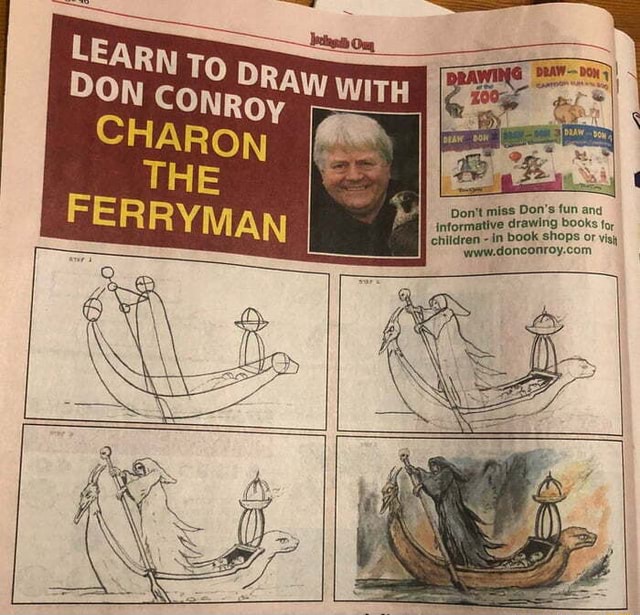 LEARN TO DRaw WITH CHARON THE FERRYMAN - iFunny Brazil