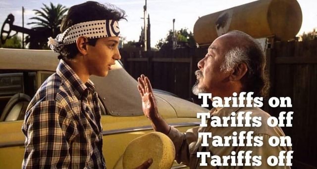 Tariffs on Tariffs off Tariffs on Tariffs off - iFunny