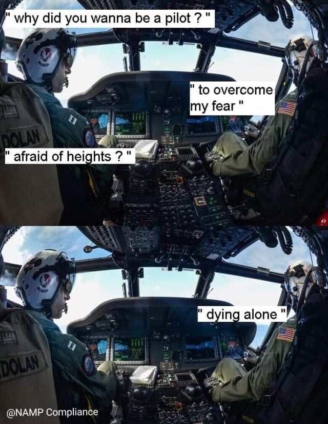 Why dicl you wanna be a pilot ? Fatraid of @NAMP Compliance e - iFunny