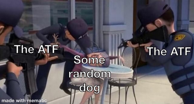 The ATF ry The ATF Some random dog - iFunny