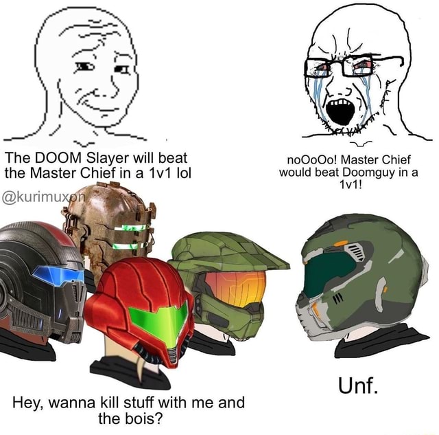 The DOOM Slayer will beat noQoOo! Master Chief the Master Chief in a ...