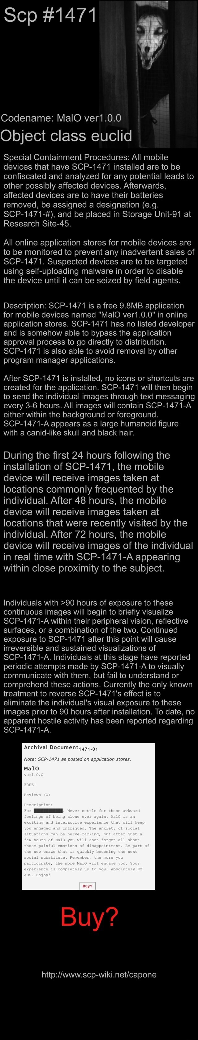 Scp Codename: MaIO ver1.0.0 Object class euclid Special Containment ...