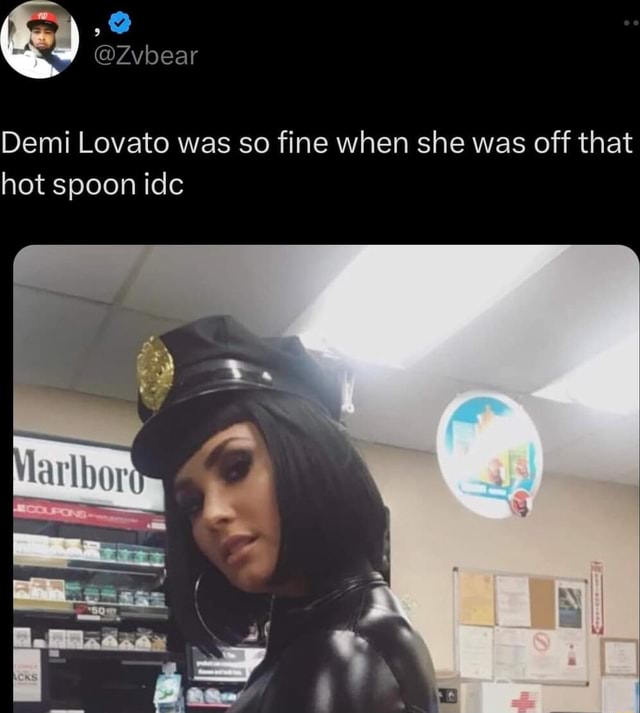@Zvbear Demi Lovato was so fine when she was off that hot spoon idc AN ...