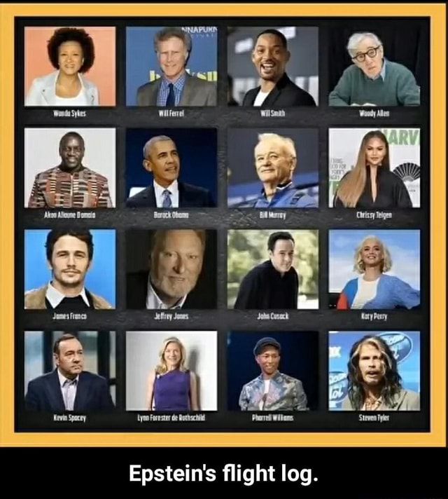 Epstein's flight log. - Epstein's flight log. - iFunny