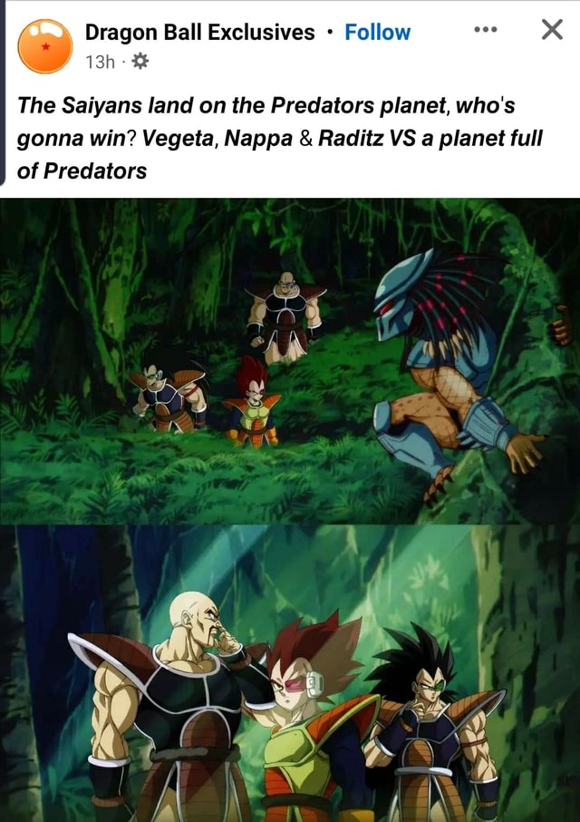 Dragon Ball Exclusives Follow The Saiyans land on the Predators planet ...