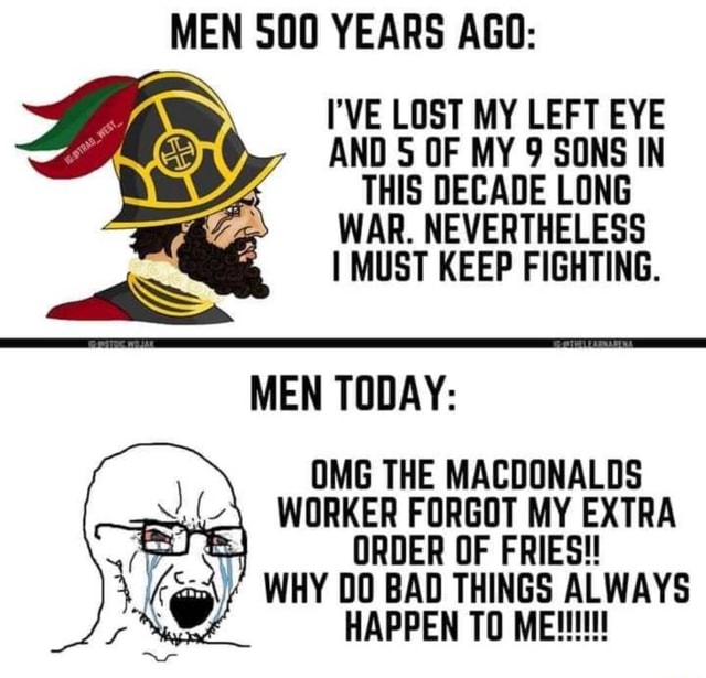 MEN YEARS AGO: I'VE LOST MY LEFT EYE AND OF MY 9 SONS IN THIS DECADE ...