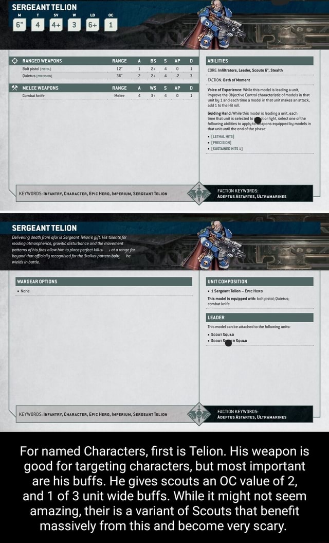Bolt pistol (risro.) CORE: Infiltrators, Leader, Scouts 6", Stealth ...