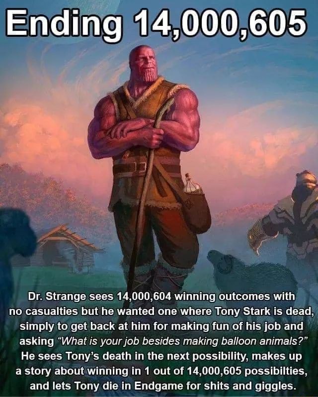 I Dr Strange Sees 14 000 604 Winriingxoutcomes With No Casualties But