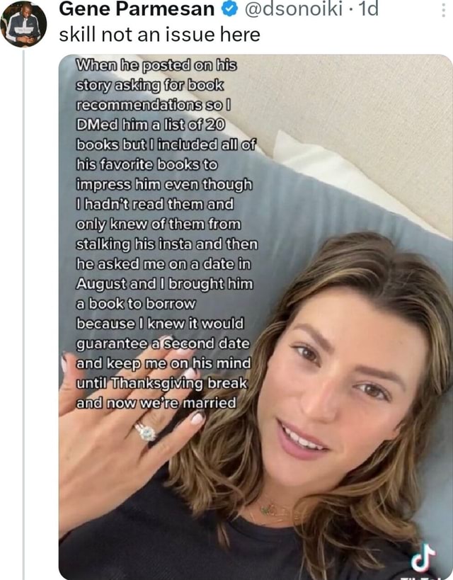 Gene Parmesan @ @dsonol skill not an issue here When Stoay astaig tar ...