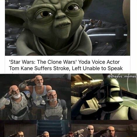 'Star Wars: The Clone Wars' Yoda Voice Actor Tom Kane Suffers Stroke ...
