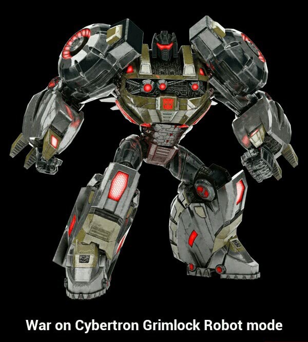 War on Cybertron Grimlock Robot mode - War on Cybertron Grimlock Robot ...