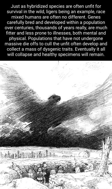 Just as hybridized species are often unfit for survival in the wild ...