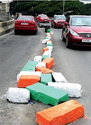 Another time he saw the blocks used to build dividers lying around in ...