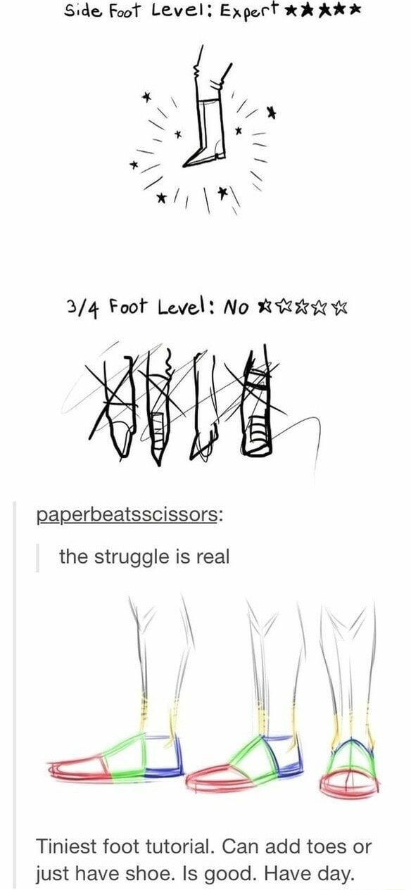 Side Foot Levels Experl Foot Level: No paperbeatsscissors: the struggle ...