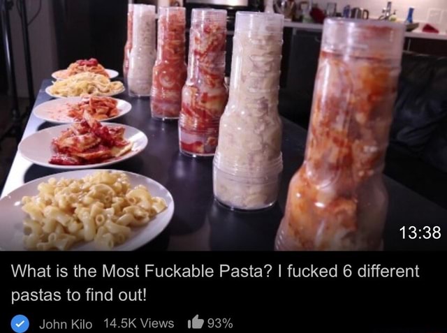 What is the Most Fuckable Pasta? I fucked 6 different pastas to find ...