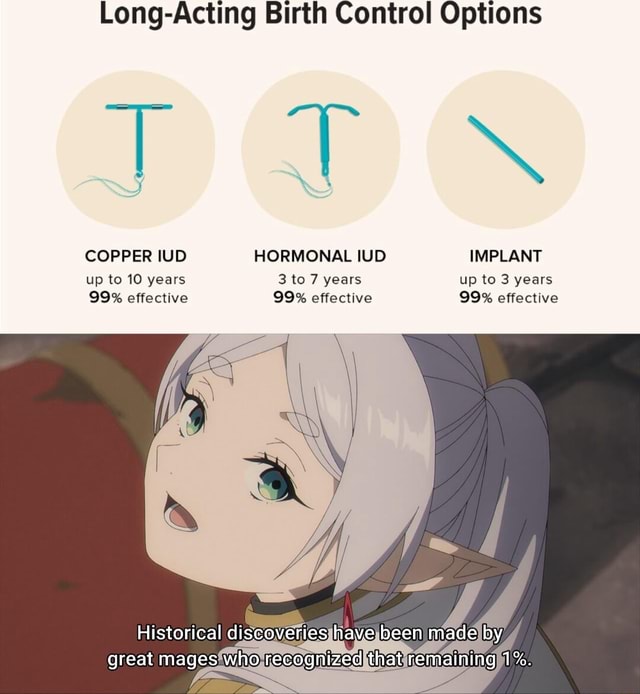 Long-Acting Birth Control Options COPPER IUD HORMONAL IUD IMPLANT up to ...