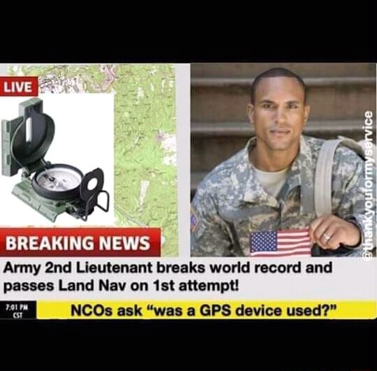 Army 2nd Lieutenant breaks world record and passes Land Nav on 1st ...