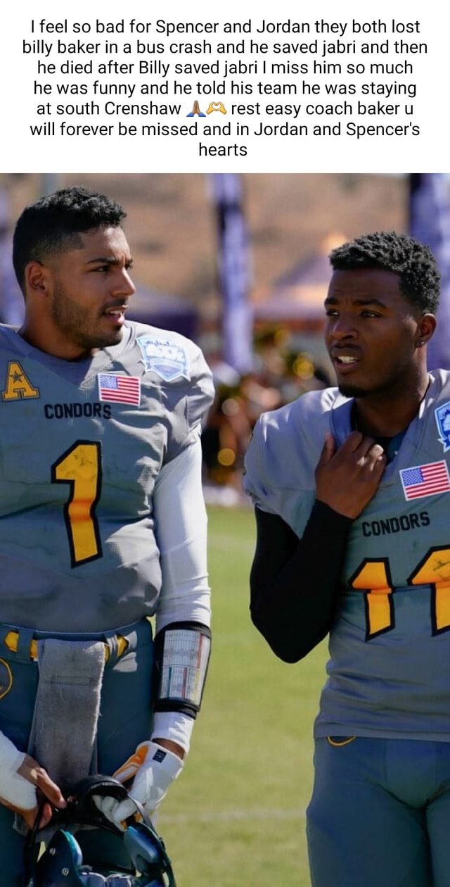 I feel so bad for Spencer and Jordan they both lost billy baker in a ...