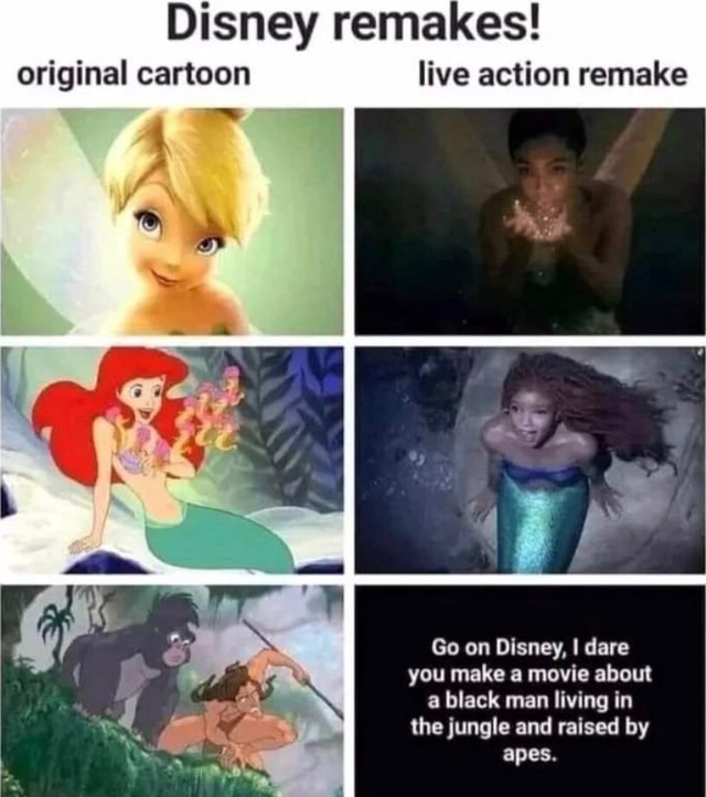 Disney remakes! original cartoon live action remake Go on Disney, I ...