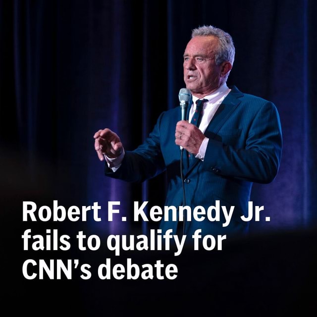 Independent presidential candidate Robert F. Kennedy Jr. has failed to ...